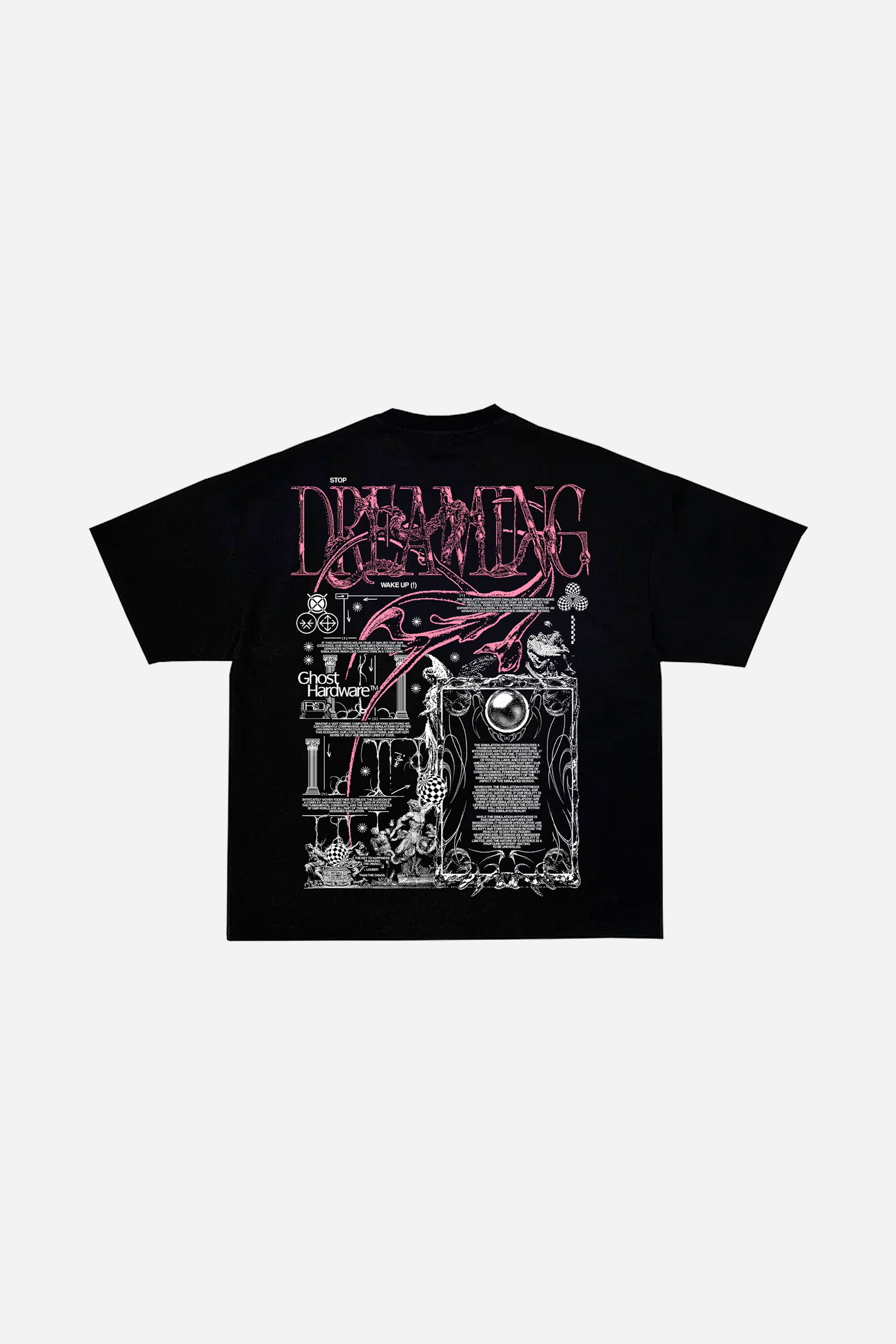 Stop Dreaming [ oversized ] [ patch ] Tee – Ghost Hardware